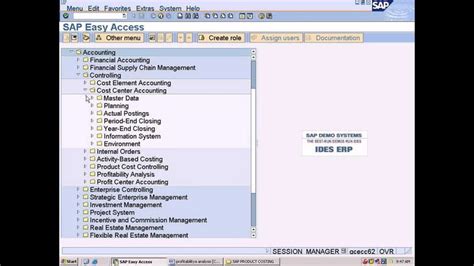 Sap Product Costing Configuration Create Actvity Types Sap Data Science Supply Chain