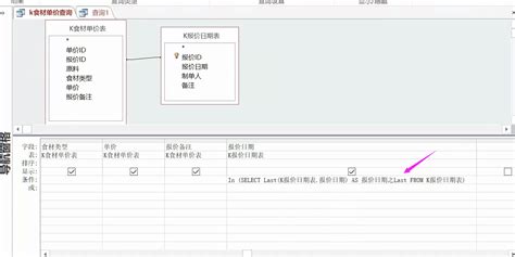 利用access查询功能快速查询最后日期的记录，access查询最新日期的价格，access提取日期最近一条的记录；access表中有多条