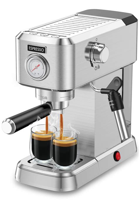 Amazon.com: Pokk Espresso Machine 20 Bar, Professional Espresso Coffee ...
