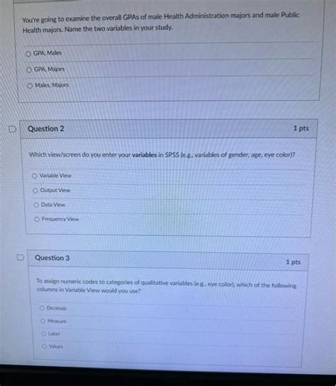 Solved You Re Going To Examine The Overall GPAs Of Male Chegg Com