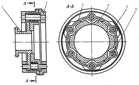 A Schematic Diagram Of A Coupling With Additional Supports 1 Driving Download Scientific
