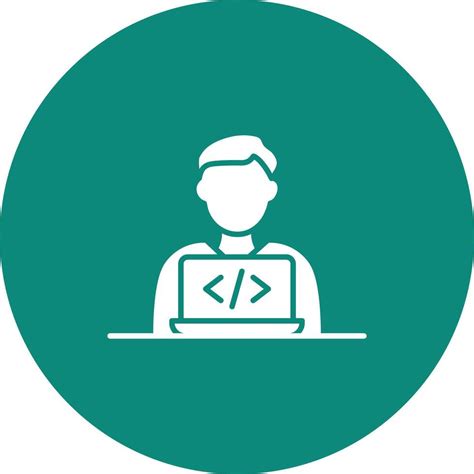 Programmer Icon Vector Image Suitable For Mobile Apps Web Apps And