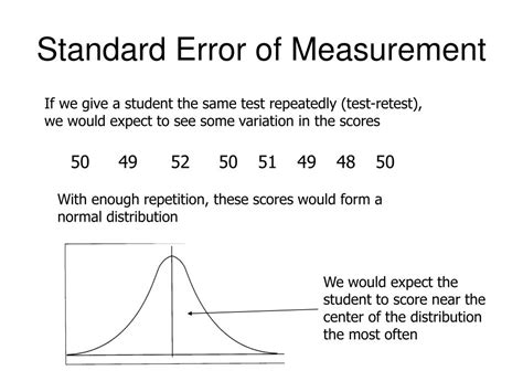 Standard Error Vs Standard Error Of Measurement At Eve Milson Blog