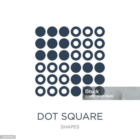 흰색 바탕에 도트 스퀘어 아이콘 벡터 점 평방 유행 채워진 도형 컬렉션 도트 평방 벡터 일러스트 레이 션에서 아이콘 0명에 대한 스톡 벡터 아트 및 기타 이미지 Istock