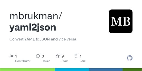 Github Mbrukmanyaml2json Convert Yaml To Json And Vice Versa