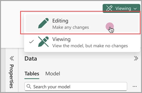 Mengedit Model Semantik Di Layanan Power Bi Power Bi Microsoft Learn