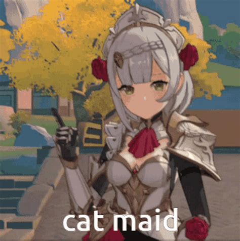 Cat Maid Noelle  Cat Maid Noelle Genshin Impact Discover And Share S