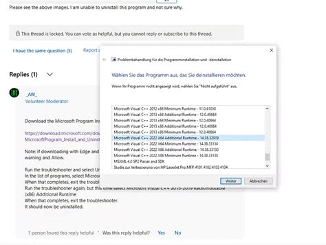 Cannot Install Uninstall Visual C Page Windows Forums