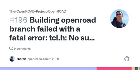 Building Openroad Branch Failed With A Fatal Error Tclh No Such File Or Directory · Issue