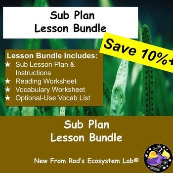 Cellular Sexual Reproduction Sub Plan Lesson Bundle W Answer Keys