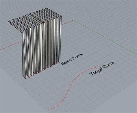 How To Arrange Object Along The New Curve Using Existing Curve Rhino