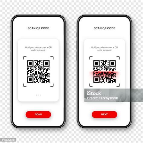 Qr 코드 스캐너 스마트 폰 용 리더 응용 프로그램 식별 추적 코드 일련 번호 디지털 정보가 있는 제품 Id 상점 슈퍼마켓 스캔 라벨 가격표 벡터 일러스트레이션 Qr코드에