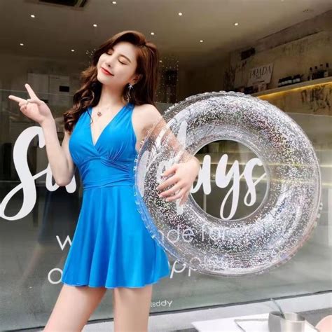 투명 반짝이 수영장 폼 수영 링 성인 어린이 팽창식 수영장 튜브 거대한 플로트 소년 소녀 물놀이 장난감 수영 랩 Aliexpress