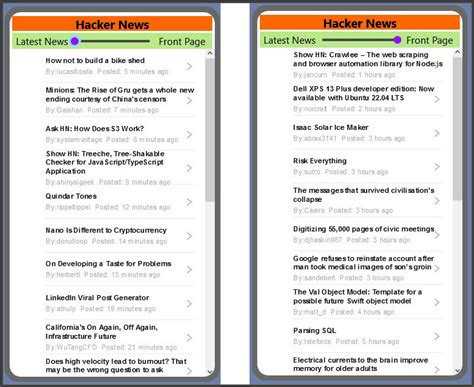 Fun Share Hacker News Reader Free Templates Designs And Block Combinations Community