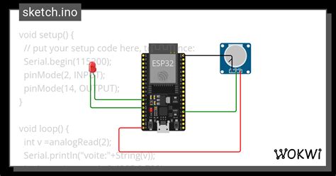 Potentiometer Light Wokwi Esp32 Stm32 Arduino Simulator