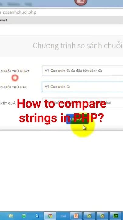 How To Compare Strings In Php Youtube