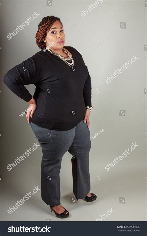 Plus Size Bbw African American Woman Stock Photo Shutterstock