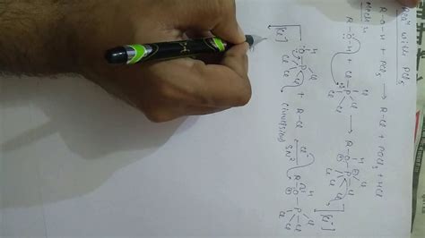 Reaction Of Alcohol With Pcl5 Youtube