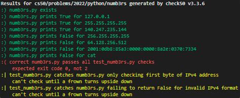 Testnumb3rspy Exit With Code 2 And Not Code 0 Even If All Test Passes