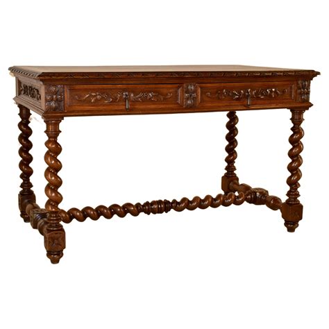 19th Century Oak Drum Table For Sale At 1stdibs