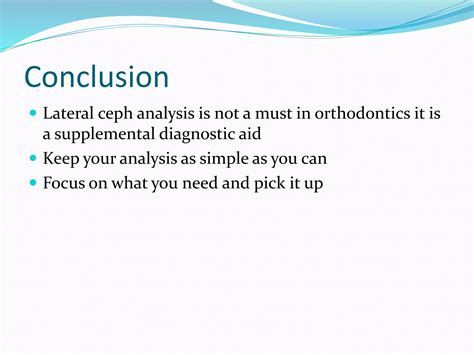 Orthodontic Cephalometric Analysis Pptx