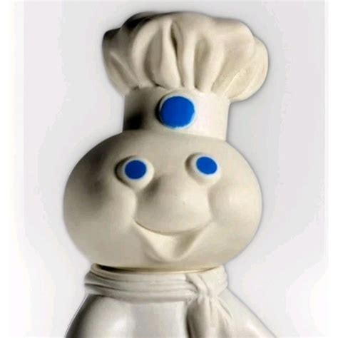 Pillsbury Doughboy Vintage Rubber 7 Vinyl Figure Swivel Head Doll 1971