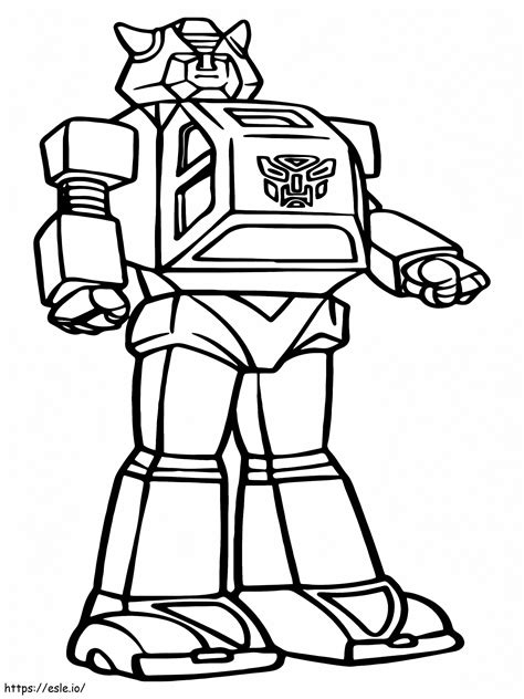 Star Bumblebee Coloring Page