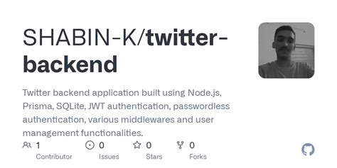 Github Shabin Ktwitter Backend Twitter Backend Application Built