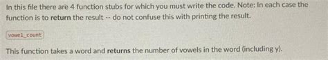 Solved In This File There Are 4 Function Stubs For Which You