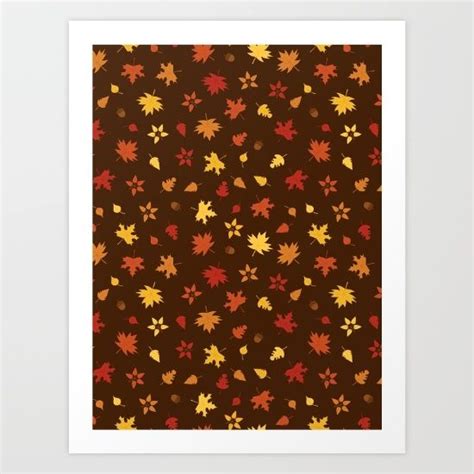 Autumn Pattern Art Print Art Prints Italy Art Print Pattern Art
