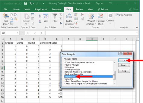Dummy Coded Regression In Excel Dr Matt C Howard