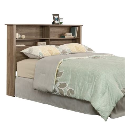Queen Bookcase Headboard In Salt Oak 419321