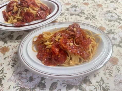 초리조 파스타 만들기 코스트코 초리조 소세지 요리 레시피 네이버 블로그