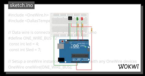 Temperature Sensor Wokwi Esp32 Stm32 Arduino Simulator