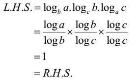Change Of Base Rule Of Logarithm And Its Application