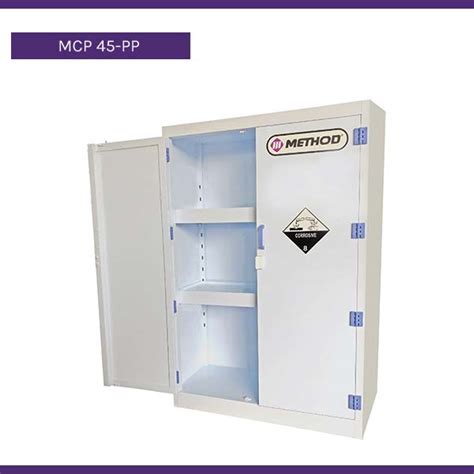 Polypropylene Acid Storage Cabinet Laboratory Furniture Method