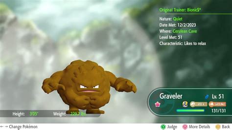 Introducing Shiny Graveler Rpokemonletsgo