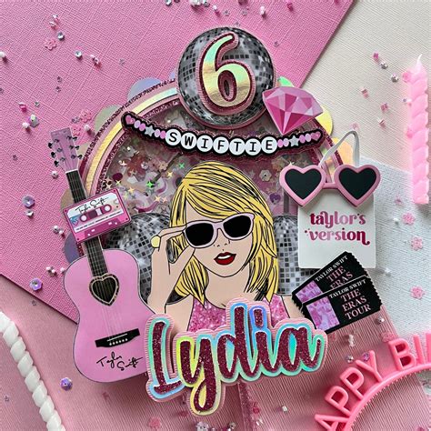 Swiftie Cake Topper Era Cake Topper Swiftie Party Era Birthday Party Swiftie Birthday Swiftie