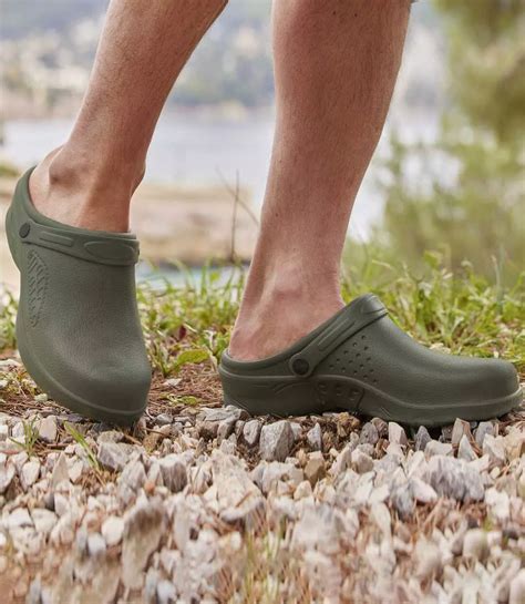 Mens Khaki Garden Clogs Atlas For Men