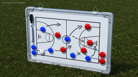 Basketball Coaching Board With Game Plan Fur 3d Model 29 Max Free3d