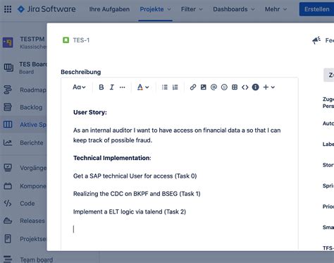using jira and user stories in data science by christianlauer