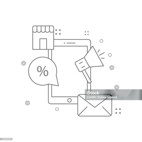 브랜딩 커뮤니케이션 시장 아이콘 모바일 개념 및 웹 응용 프로그램에 대 한 Ai 아이콘의 요소입니다 얇은 라인 브랜딩 커뮤니케이션 시장 아이콘에 사용할 수 있습니다 웹 및