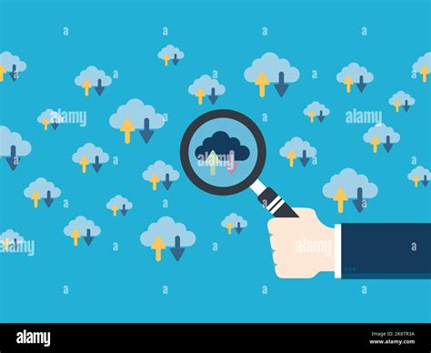 cloud computing concept database connection server database flat