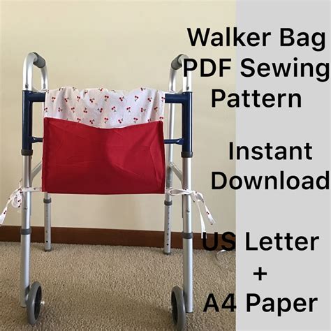 Walker Bag Pdf Sewing Pattern Ts To Sew Walker Basket Bag Easy T Ideas Walker Tote