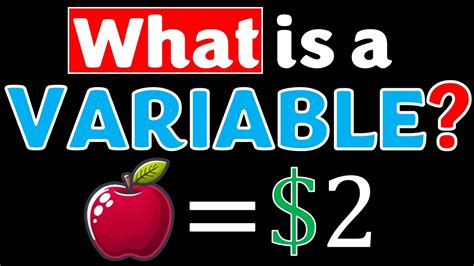 What Are Variables Youtube