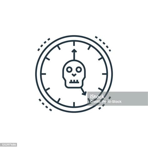 클럭 벡터 아이콘입니다 클럭 편집 가능한 스트로크 웹 및 모바일 앱 로고 인쇄 매체에 사용하기 위한 시계 선형 기호입니다 얇은 선 그림 벡터 격리 된 윤곽선 도면입니다 낮에