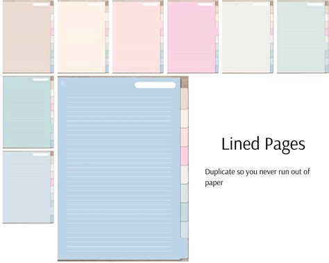 Digital Subject Babe Notebook IPad College Babe Customizable Notebook Digital Download