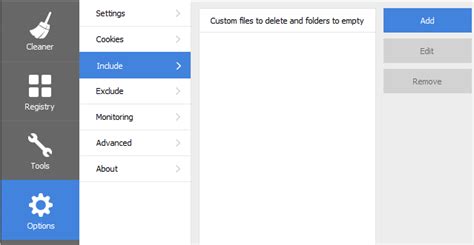 Ccleaner Options Settings Mbrsolution