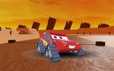 Mech Suit Lightning Mcqueen In Willys Butte By Thislildude On Deviantart