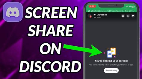 How To Share Screen On Discord Mobile Iphone Youtube